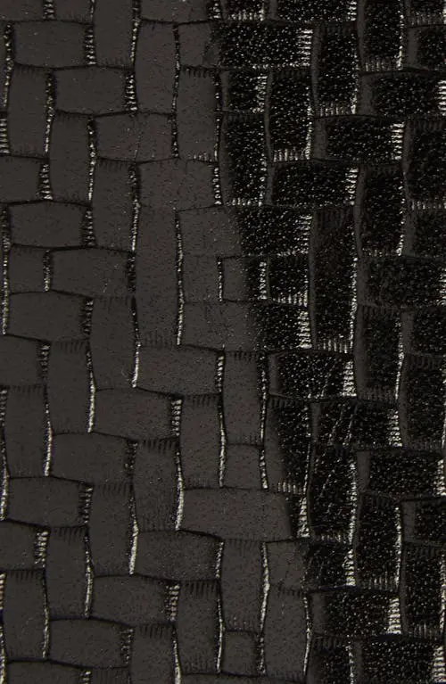 Max Mara Braided Leather Belt - Black