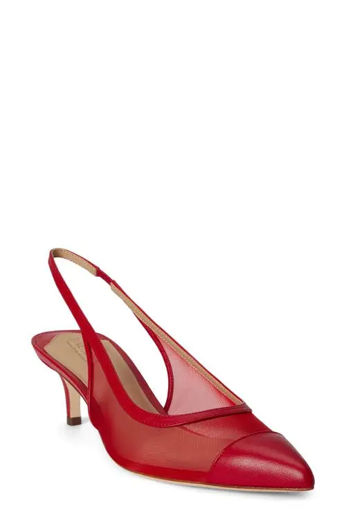 Ralph Lauren Lolah Slingback Pump - Festive Red