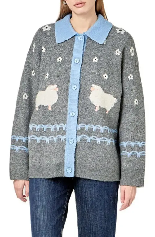 English Factory Sheep Cardigan