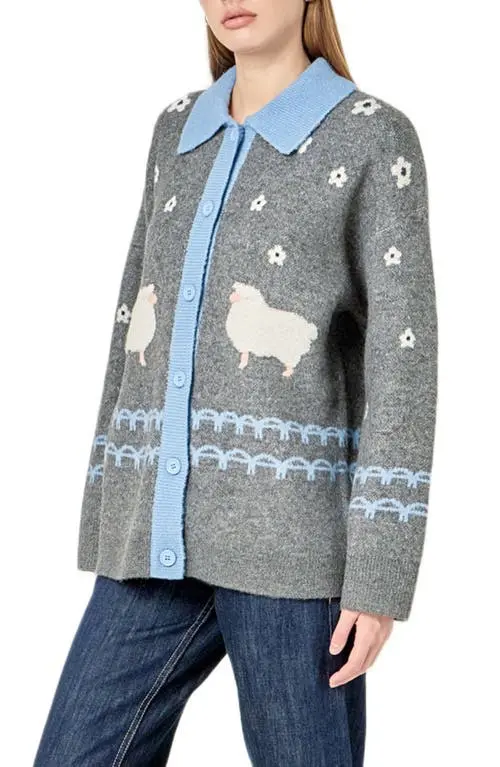 English Factory Sheep Cardigan