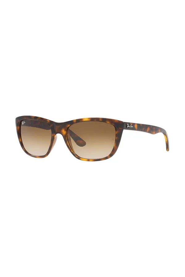 Ray-ban Square Tortoiseshell Sunglasses - Brown