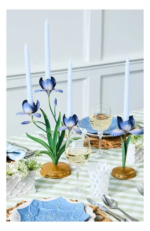 JULISKA Meadow Walk Iris 15-inch Centerpiece