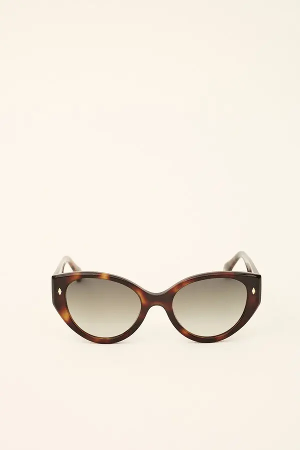 Ba&sh Lenita Cat Eye Sunglasses - Brown