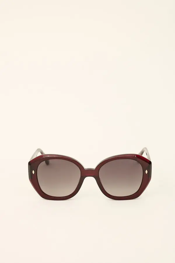 Ba&sh Lenita Cat Eye Sunglasses - Red