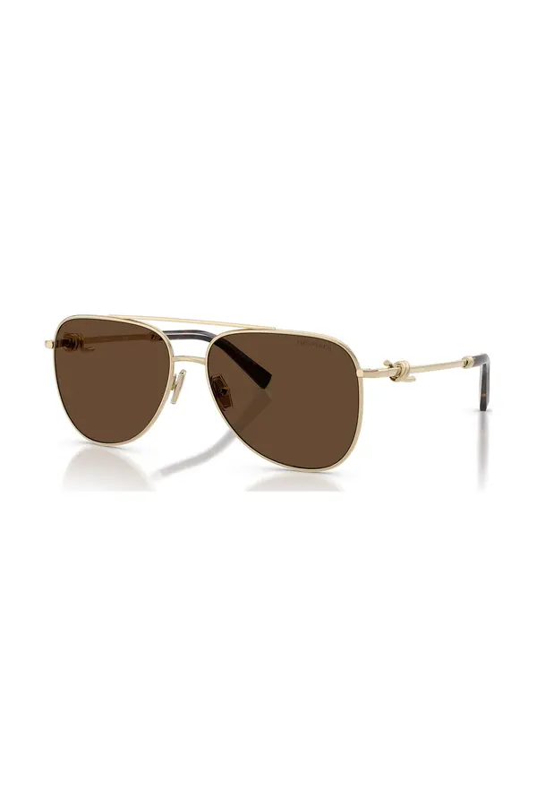 TIFFANY SUNGLASS HUT Tiffany & Co. Pilot Sunglasses - Gold