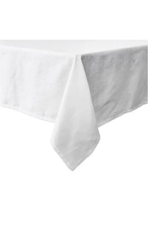 JULISKA Berry Scallop Linen Tablecloth