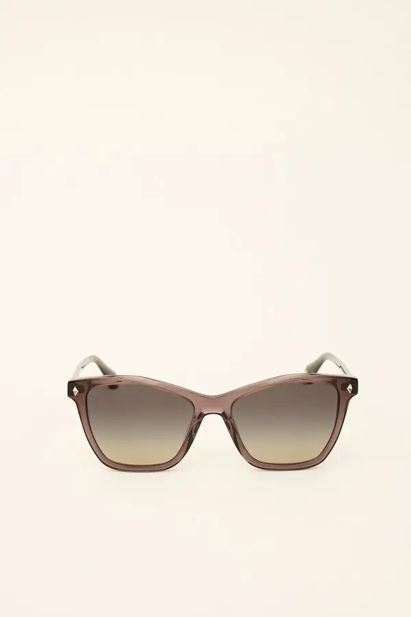 Ba&sh Lamia Cat Eye Sunglasses - Purple