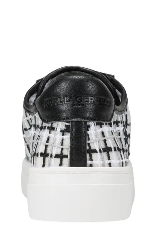 Karl Lagerfeld Paris Logo Lace Up Sneakers