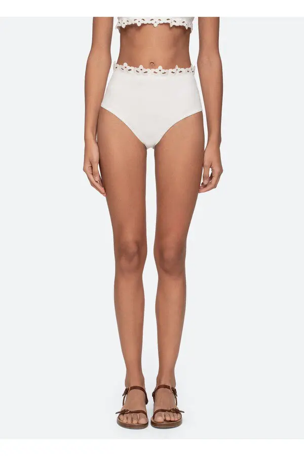 Sea Leila Bikini Bottom - White