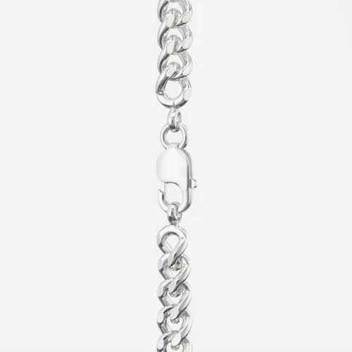 7879 Wide Filed Curb Chain Necklace