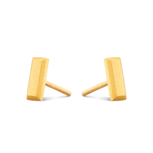 7879 Mini Bullion Bar Stud Earrings