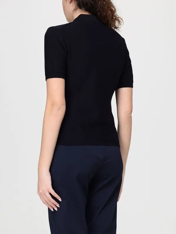 Max Mara Cotton Knit Polo Shirt - Blue