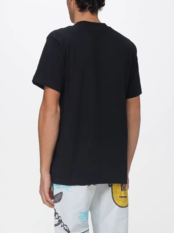 Moschino Printed Cotton T-shirt - Black