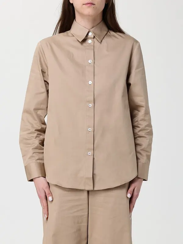Max Mara Cotton Poplin Shirt - Beige