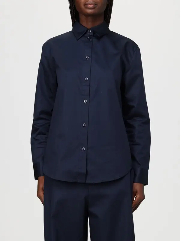 Max Mara Cotton Poplin Shirt - Blue
