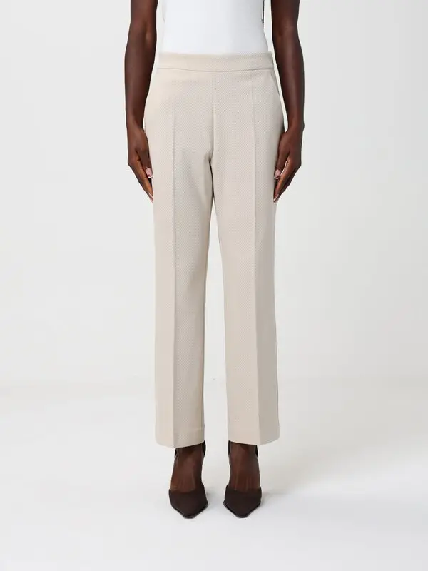 Max Mara Cotton Trousers - Cream