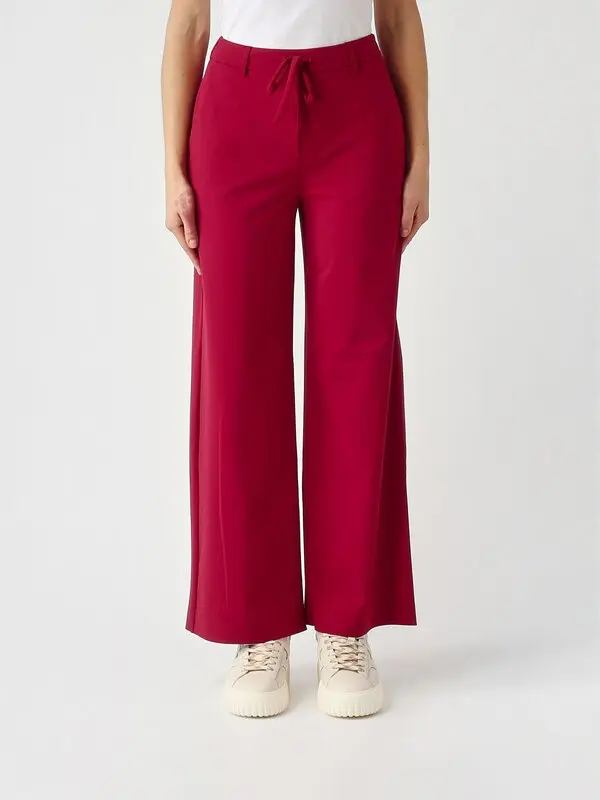 Max Mara Wide Leg Trousers - Ruby