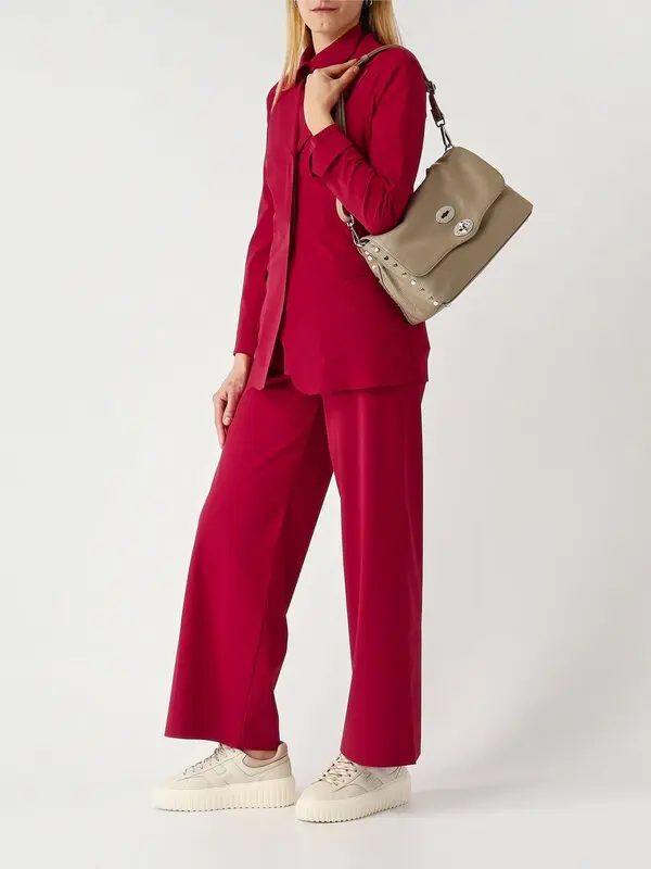 Max Mara Lagoraio Stretch Jersey Trousers - Ruby