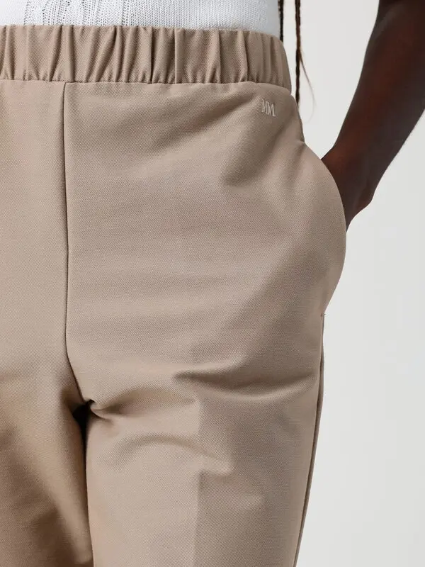 Max Mara Cotton Trousers - Beige