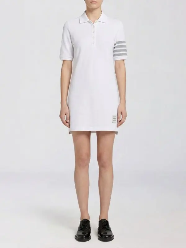 Thom Browne Short Sleeve Polo Dress
