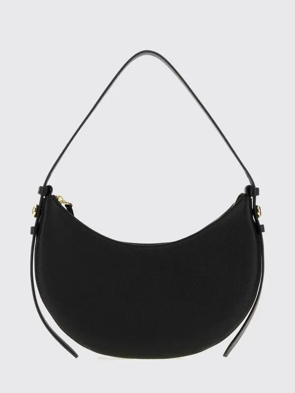 Tory Burch Romy Grained Leather Bag - Black