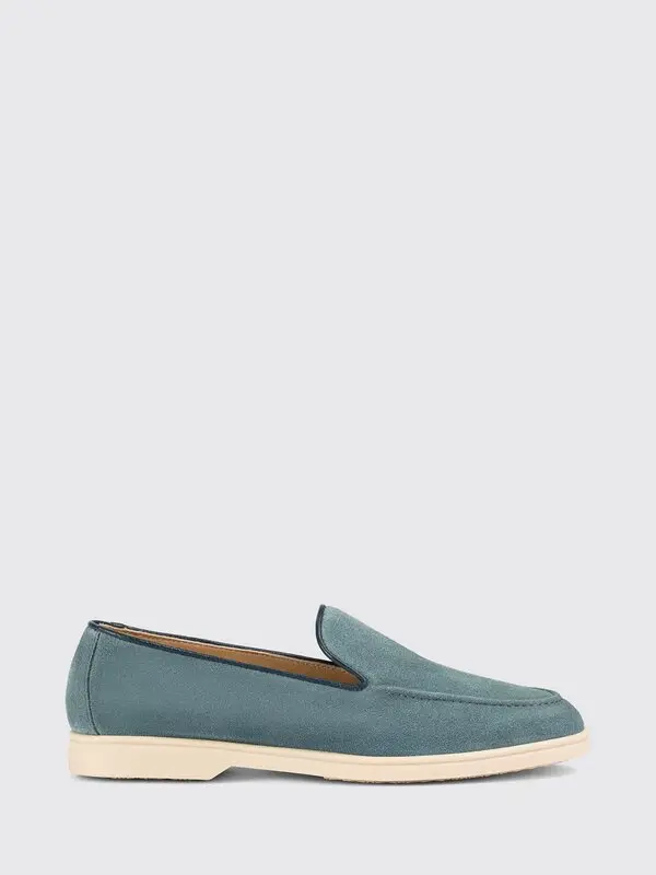 DOUCAL'S Suede Loafers - Teal