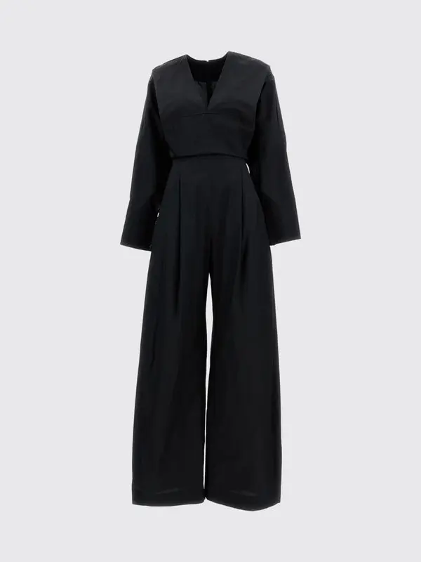 THELATEST Cotton Jumpsuit - Black
