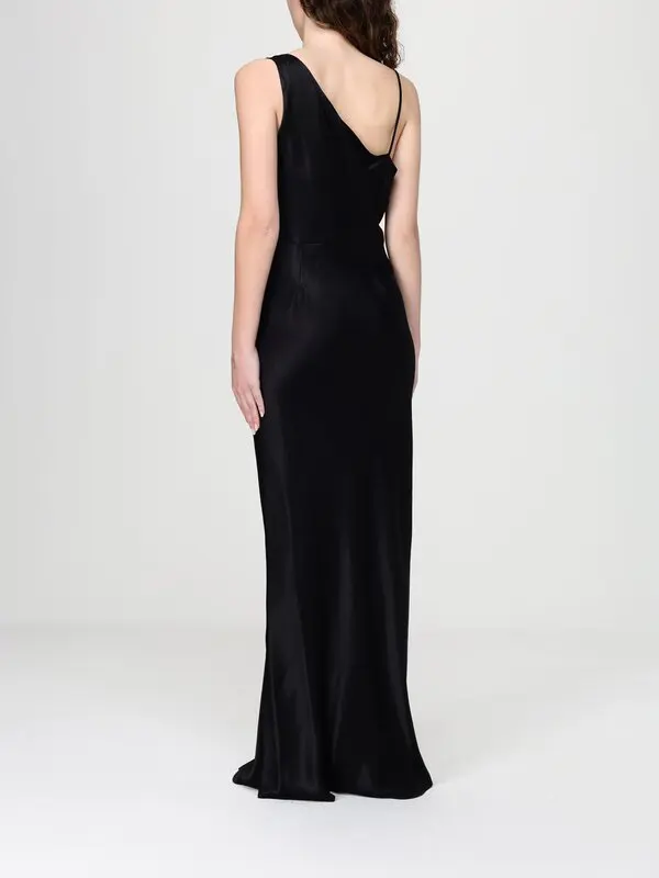 TWINSET Satin Slip Dress - Black