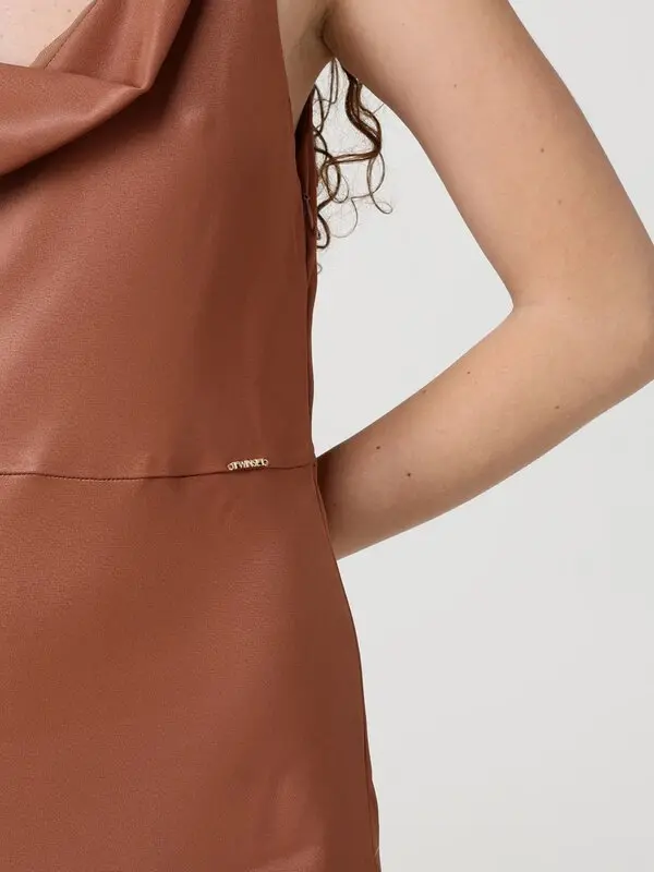 TWINSET Embellished Maxi Dress - Coffee