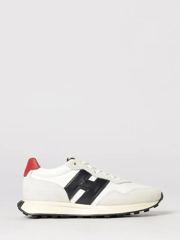 Hogan H601 Leather Sneakers - White