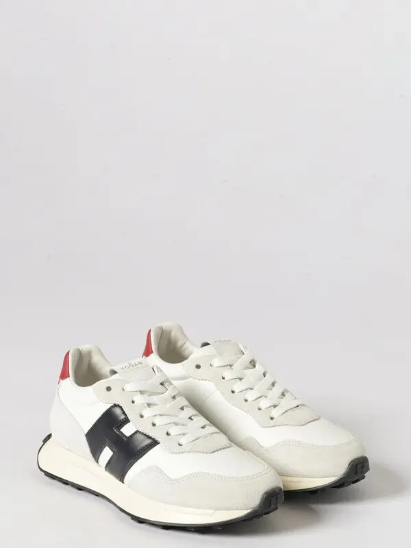 Hogan H601 Leather Sneakers - White
