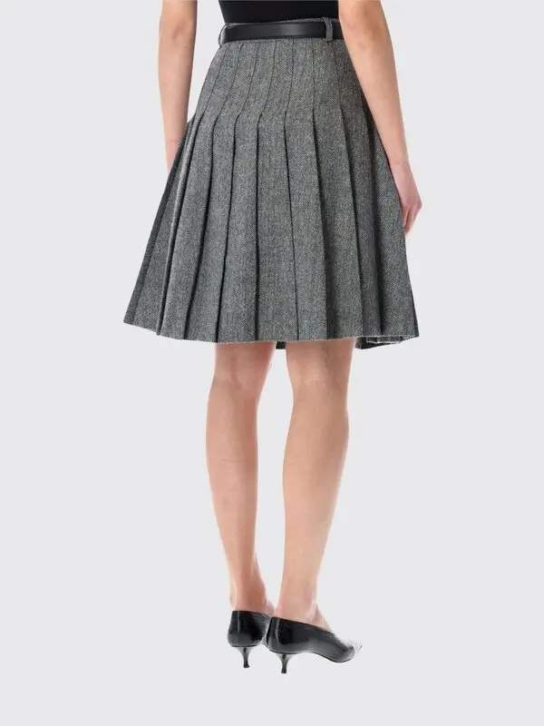 SELF-PORTRAIT Pleated Midi Skirt