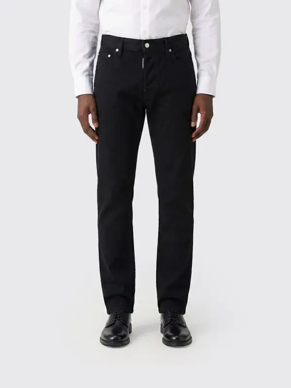 Dsquared2 Dyed Teddy Stretch Denim Jeans - Black