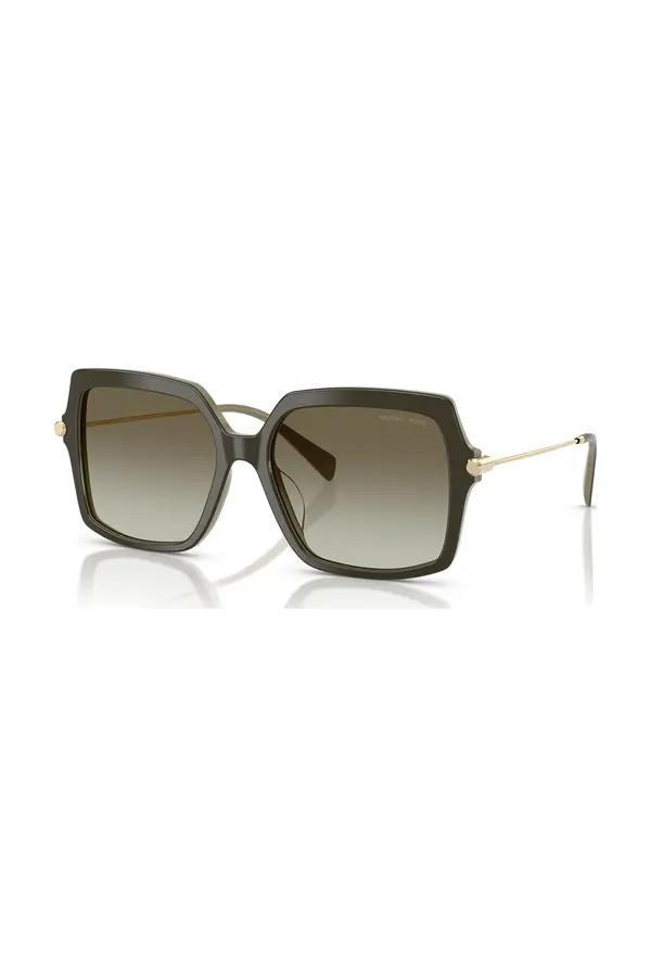 Michael Kors Quogue Square Frame Sunglasses - Green