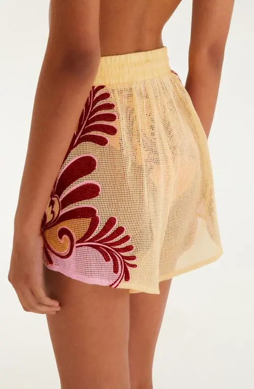 Farm Rio Arabesc Cover-up Shorts