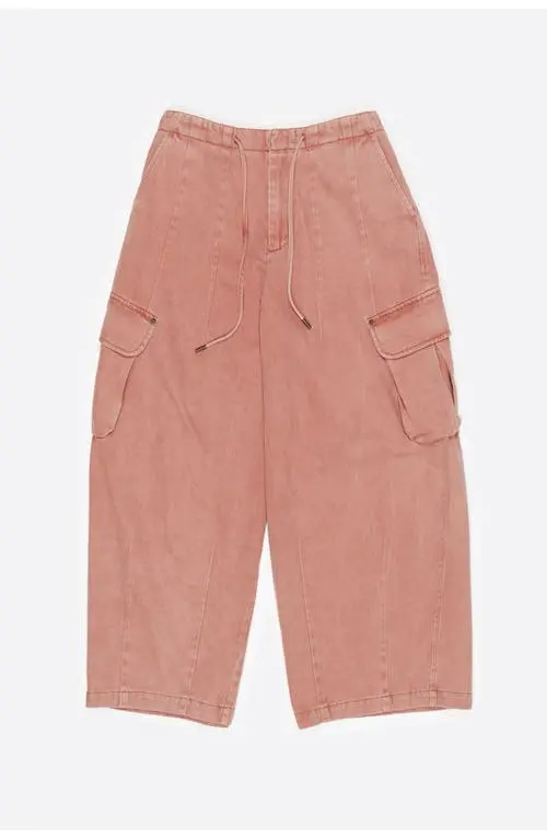 Bimba Y Lola Straight Cargo Denim Trousers