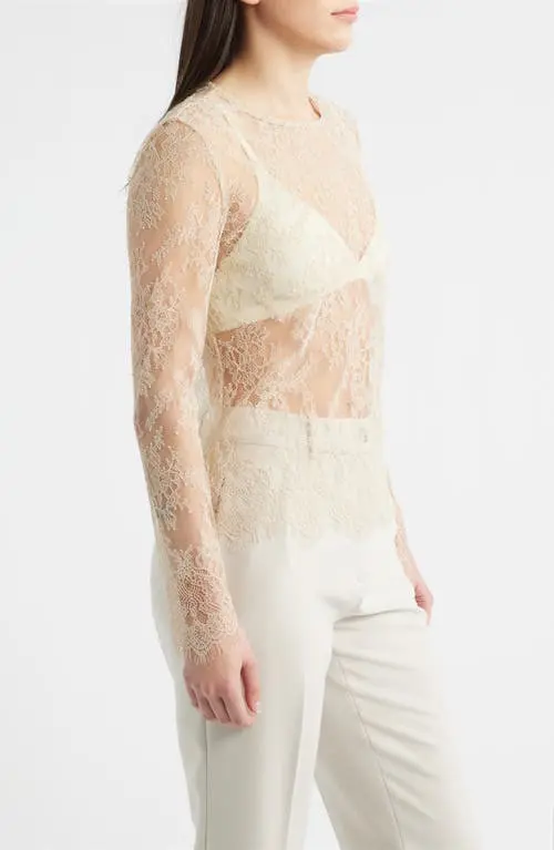 Kobi Halperin Fallon Sheer Lace Top