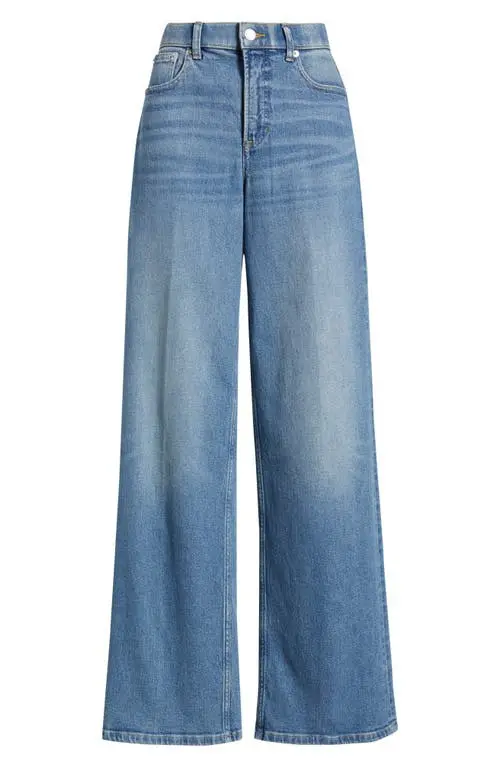 Spanx Authentic 360 High-waist Wide-leg Jeans - Wilmington Wash