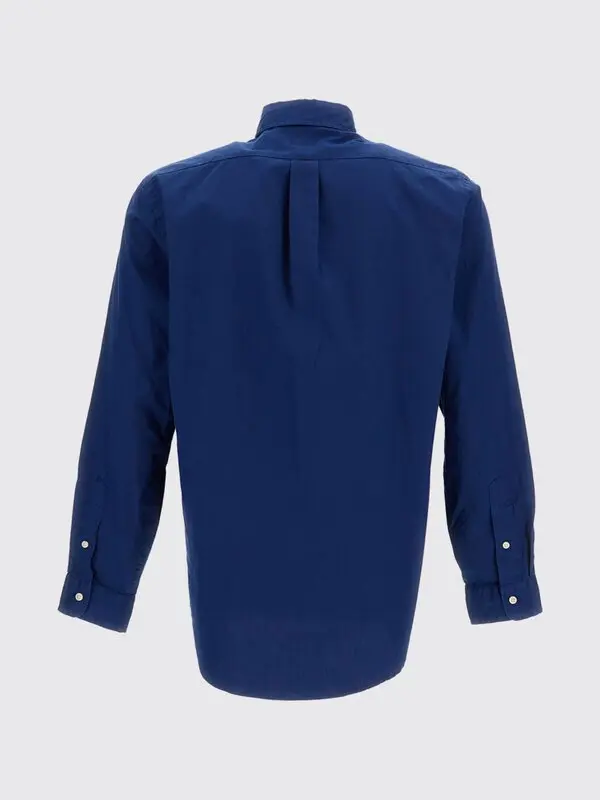 Polo Ralph Lauren Cotton Shirt With Logo - Navy