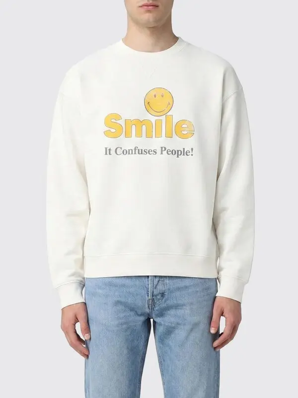 Dsquared2 Smile It Confuses People" Crewneck Sweatshirt - White