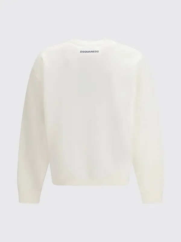 Dsquared2 Smile It Confuses People" Crewneck Sweatshirt - White