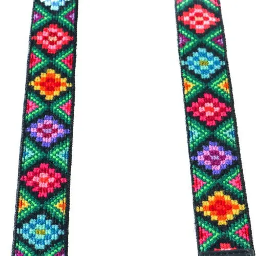 TIN MARIN Mai Woven Bag Strap - Multi With Leather