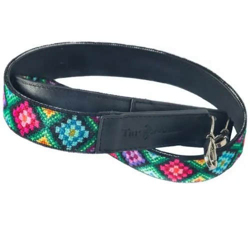 TIN MARIN Mai Woven Bag Strap - Multi With Leather