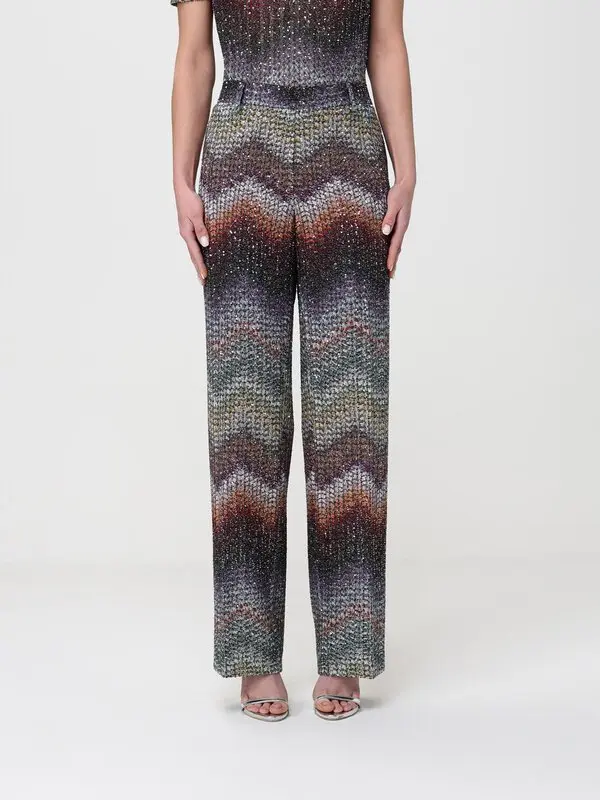 Missoni Sequined Lurex Viscose Trousers - Multicolor