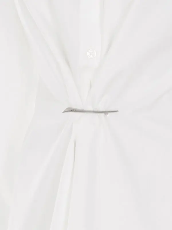 TWINSET Cotton Poplin Shirt - White