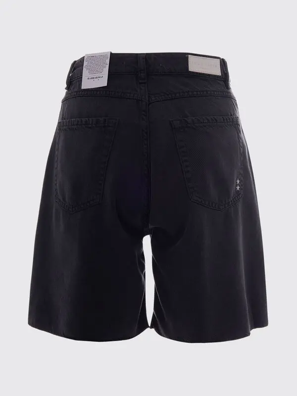 ICON DENIM LOS ANGELES High-waisted Denim Shorts - Black