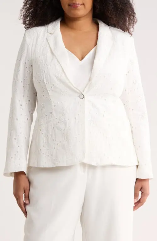CECE DUPRAZ Eyelet Lace Blazer