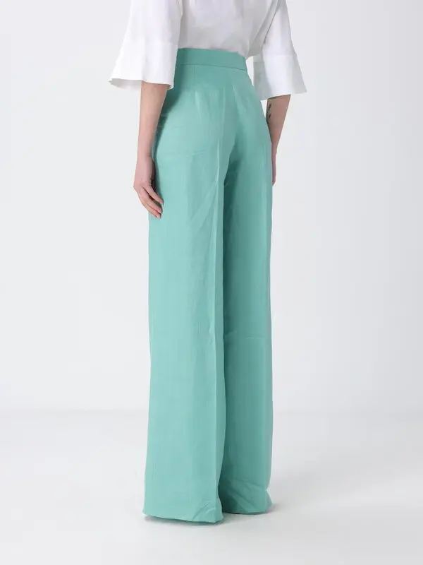 Max Mara Wide Leg Tailored Pants - Water