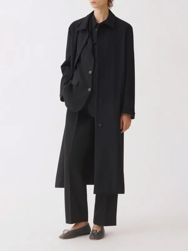 Fabiana Filippi Long Coat - Blue