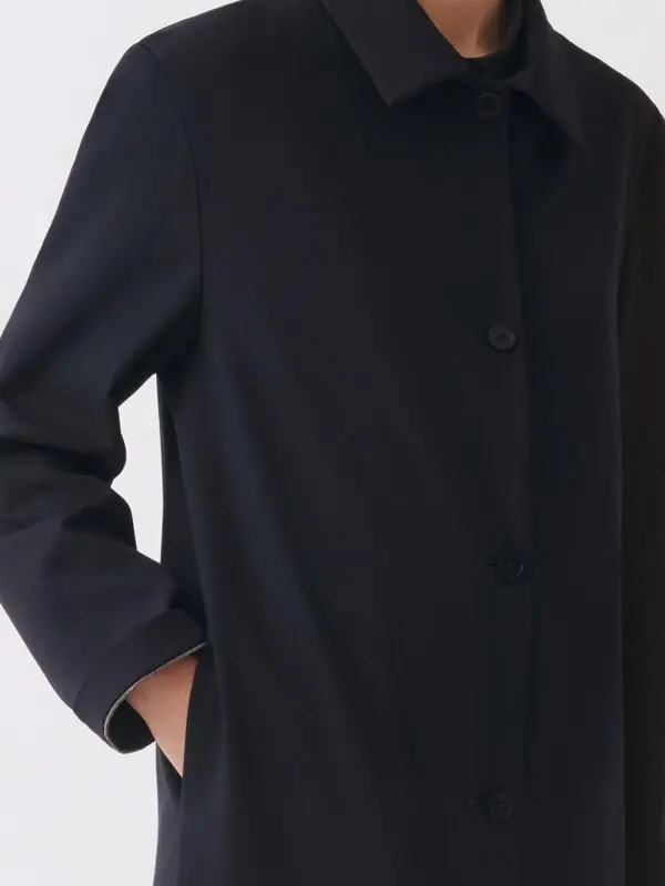 Fabiana Filippi Long Coat - Blue